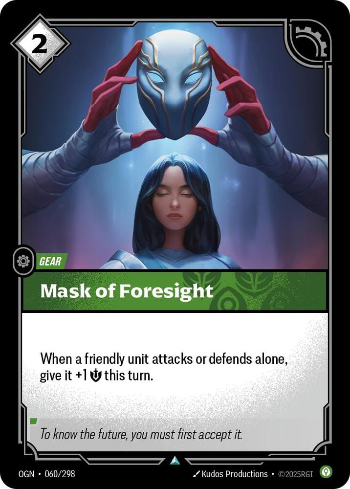 Mask of Foresight - Origins - Riftbound: League of Legends Trading Card Game - TCGplayer.com