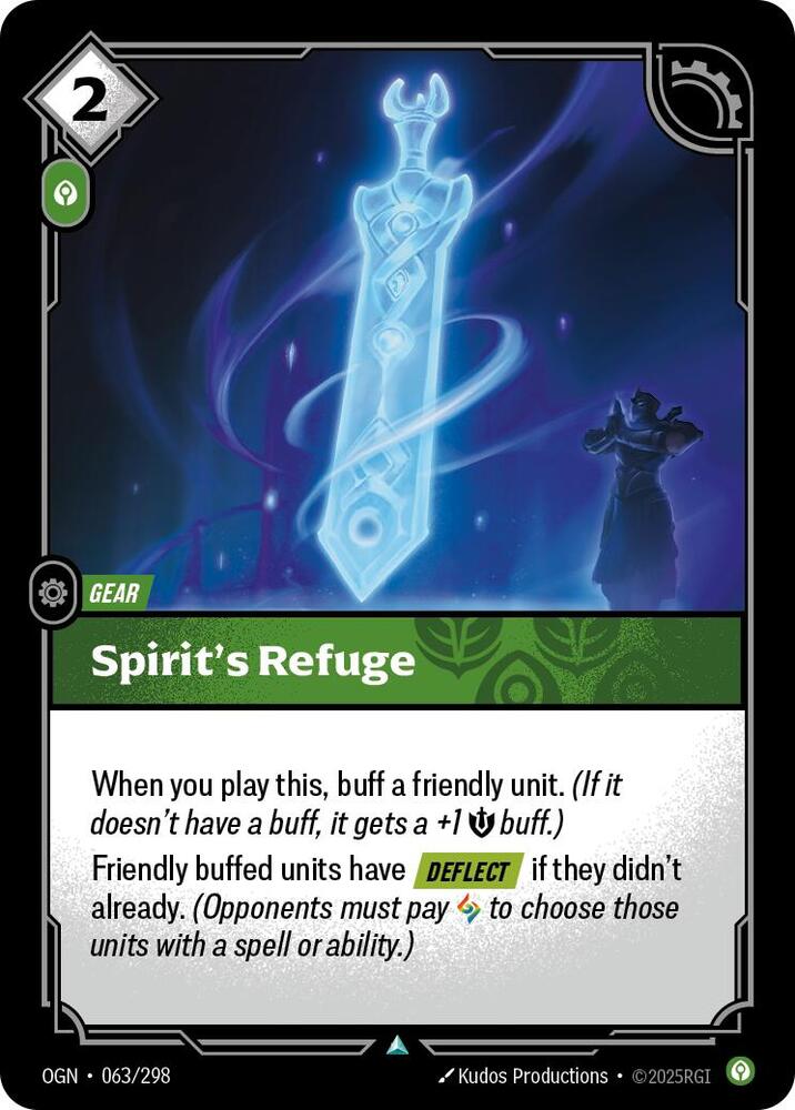 Spirit's Refuge - Origins - Riftbound: League of Legends Trading Card ...