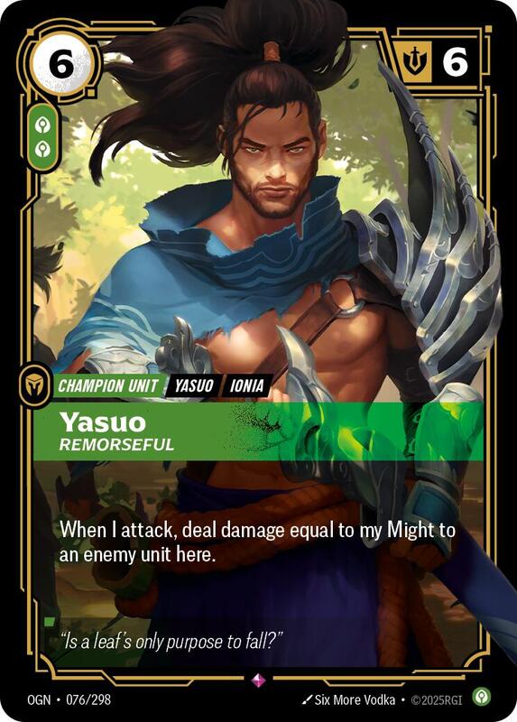 Yasuo - Windrider (Alternate Art) - Origins - Riftbound: League of ...