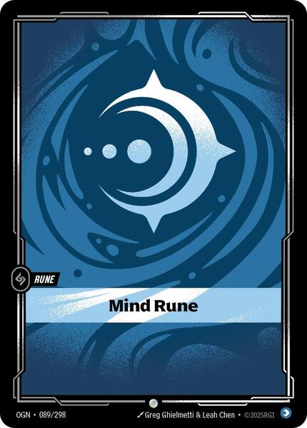Mind Rune - Origins - Riftbound: League of Legends Trading Card Game ...