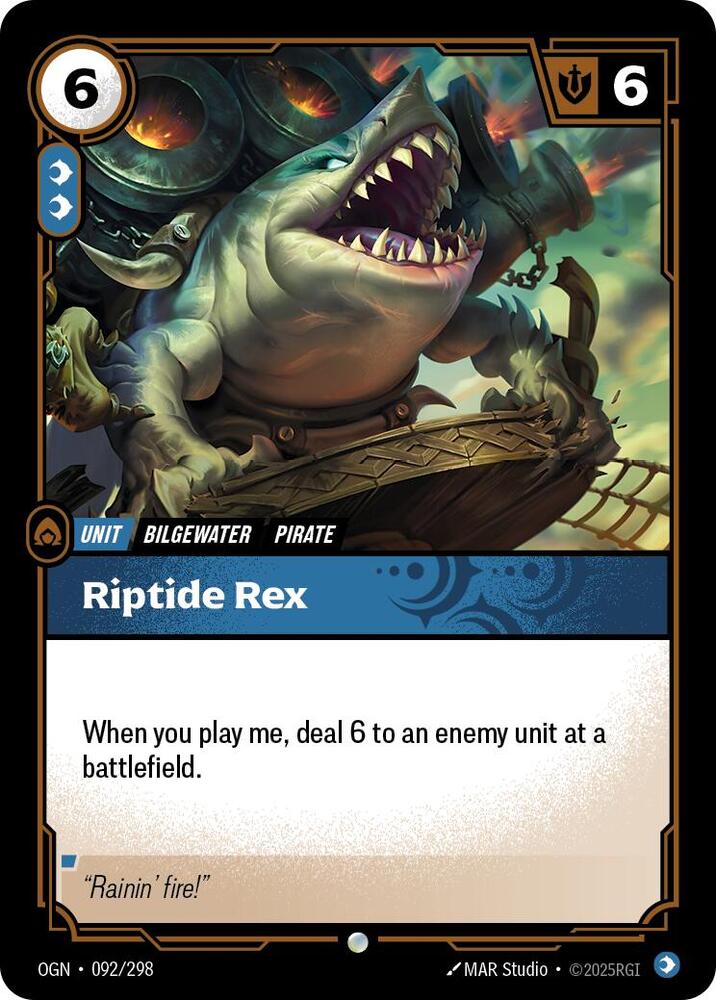Riptide Rex - Origins - Riftbound: League of Legends Trading Card Game - TCGplayer.com