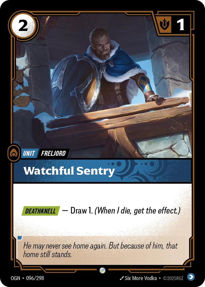 Watchful Sentry - Origins - Riftbound: League of Legends Trading Card ...