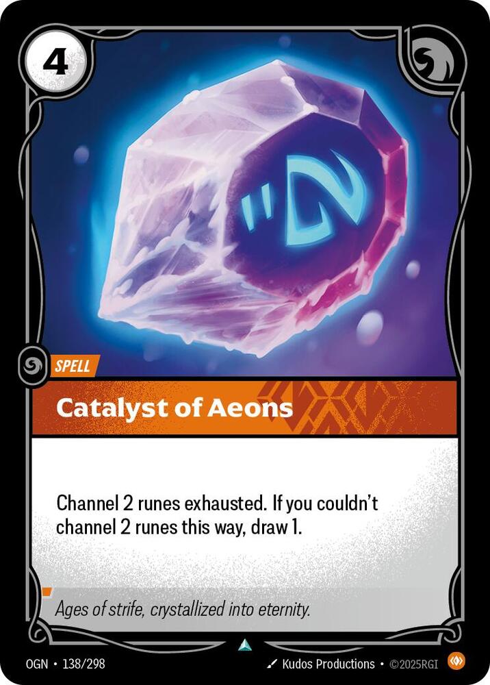 Catalyst of Aeons - Origins - Riftbound: League of Legends Trading Card ...