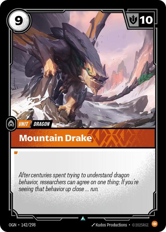 Mountain Drake - Origins - Riftbound: League of Legends Trading Card ...