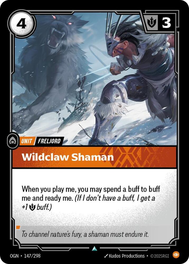 Wildclaw Shaman - Origins - Riftbound: League of Legends Trading Card ...