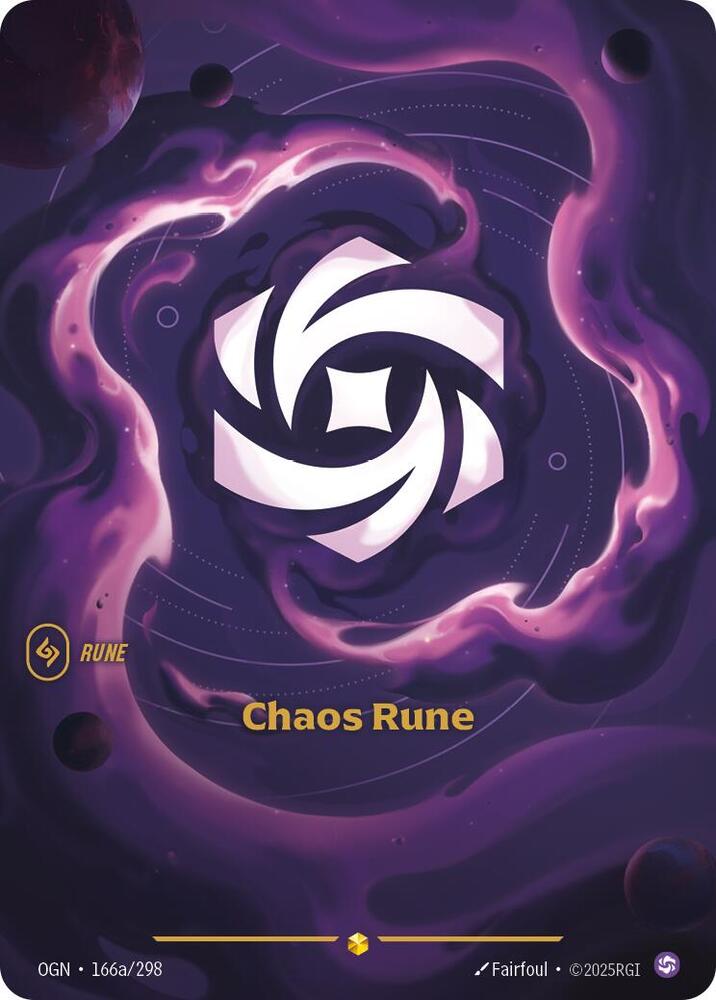 Chaos Rune (Alternate Art) - Origins - Riftbound: League of Legends ...