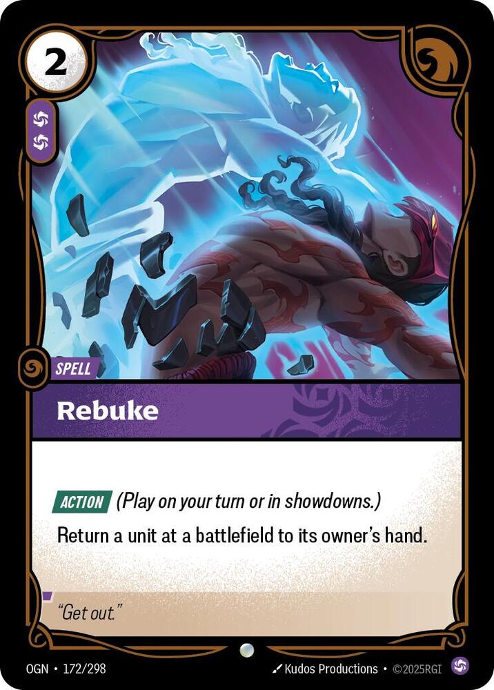 Rebuke - Origins - Riftbound: League of Legends Trading Card Game ...