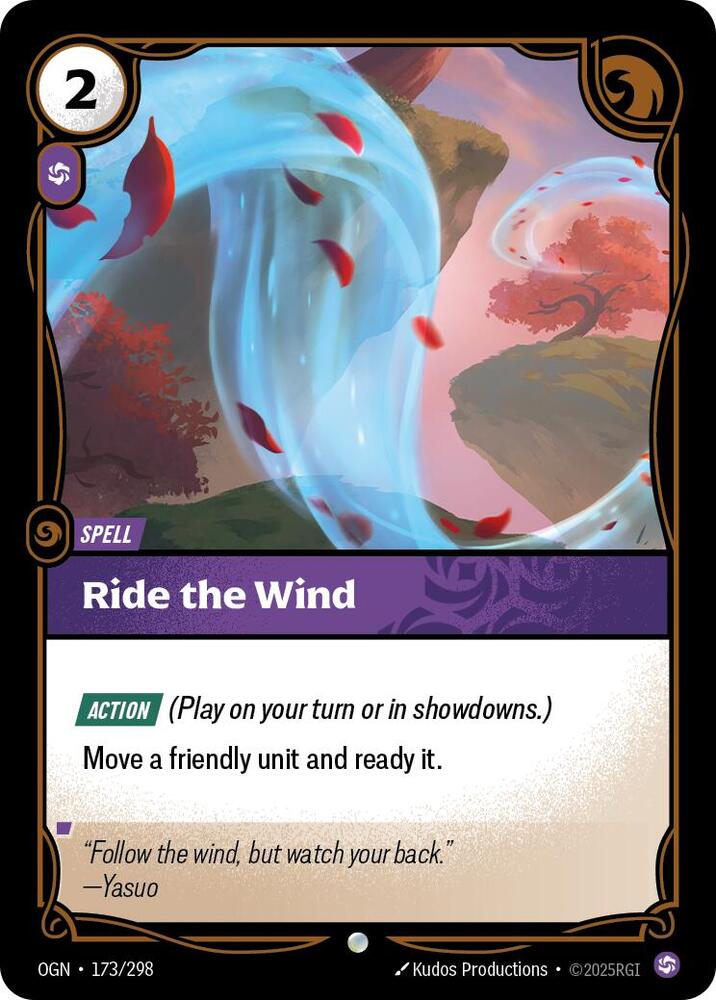 Ride The Wind - Origins - Riftbound: League of Legends Trading Card ...