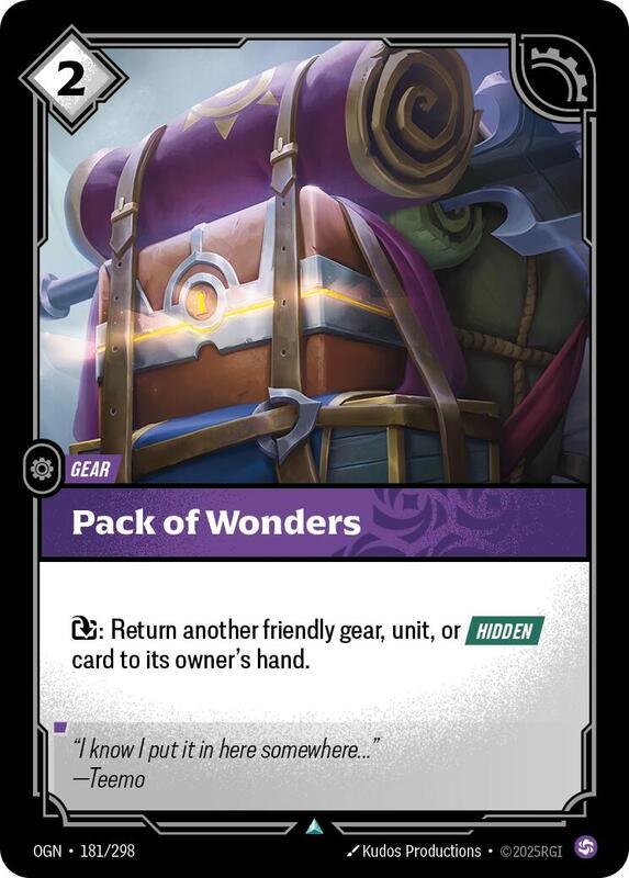 Pack of Wonders - Origins - Riftbound: League of Legends Trading Card ...