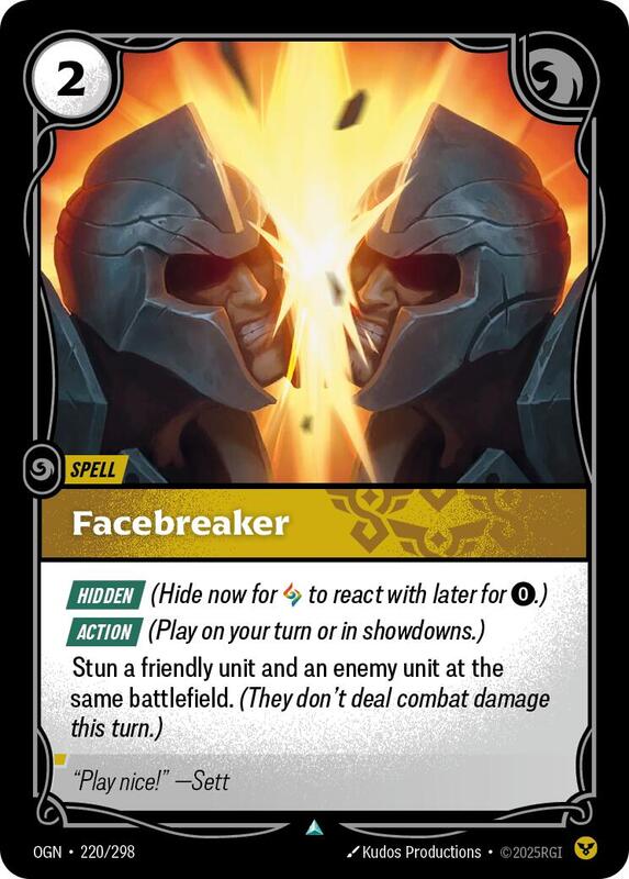 Facebreaker - Origins - Riftbound: League of Legends Trading Card Game ...