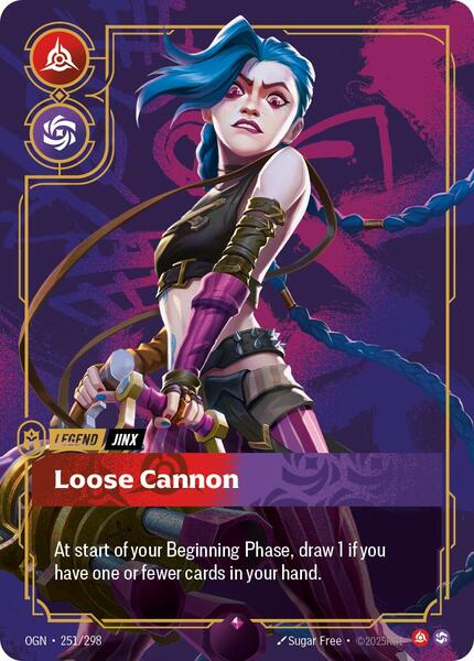 Jinx - Loose Cannon - Origins - Riftbound: League of Legends Trading ...