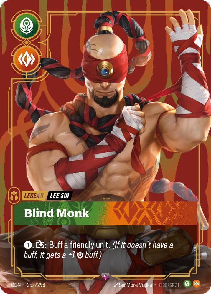 Lee Sin - Blind Monk - Origins - Riftbound: League of Legends Trading Card Game - TCGplayer.com