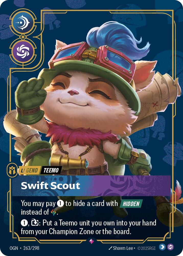 Teemo - Swift Scout - Origins - Riftbound: League of Legends Trading ...