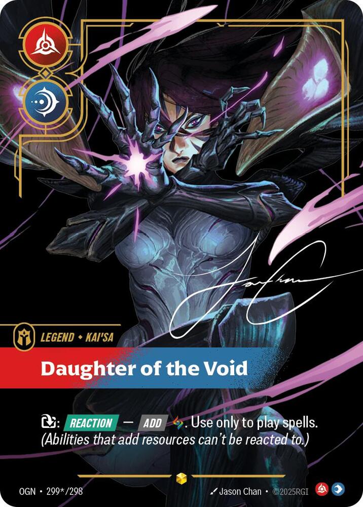 Kai'Sa - Daughter of the Void (Signature) - Origins - Riftbound: League of Legends Trading Card ...