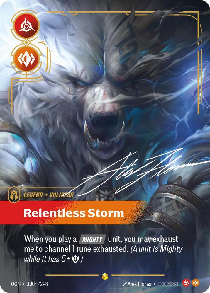 Volibear - Relentless Storm (Signature) - Origins - Riftbound: League ...