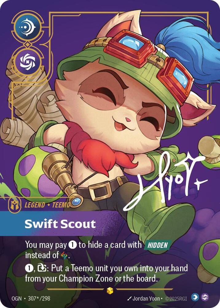 Teemo - Swift Scout (Signature) - Origins - Riftbound: League of ...