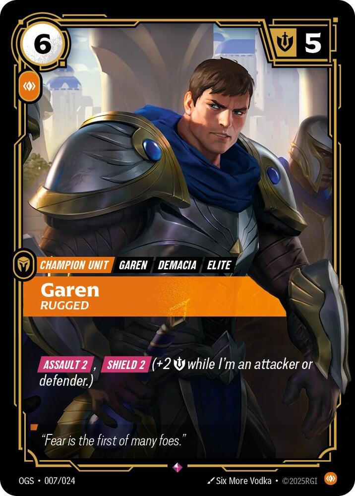 Garen - Rugged - Origins: Proving Grounds - Riftbound: League of ...