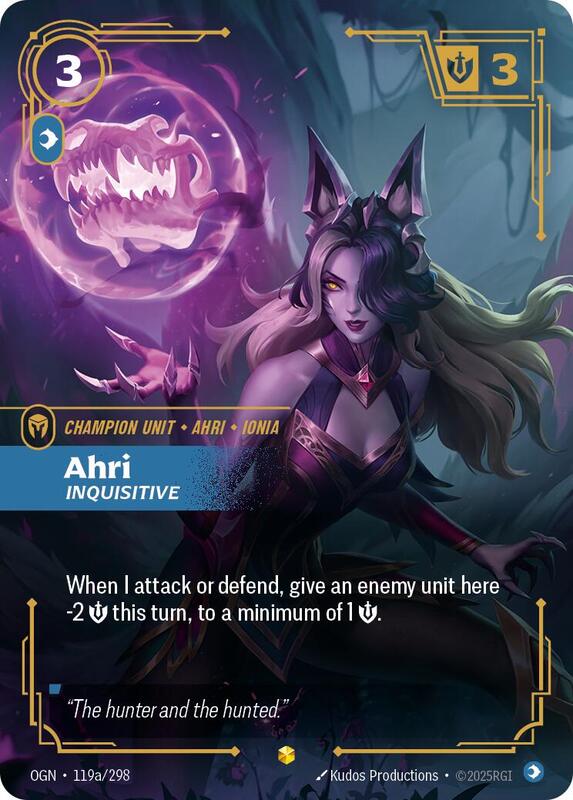 Ahri - Inquisitive (Alternate Art) - Origins - Riftbound: League of ...