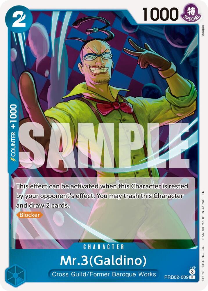 Mr.3(Galdino) - PRB02-009 - Premium Booster -The Best- Vol. 2 - One ...
