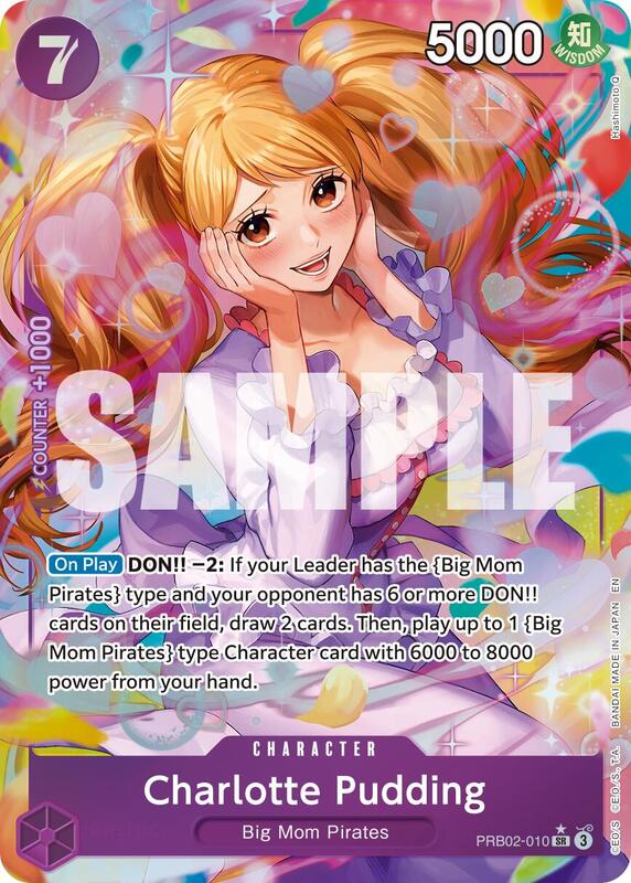 Charlotte Pudding - PRB02-010 (Alternate Art) - Premium Booster -The ...