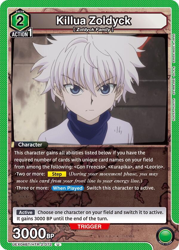 Killua Zoldyck (072) - UEX04BT: HUNTER X HUNTER Vol.2 - Union Arena - TCGplayer.com