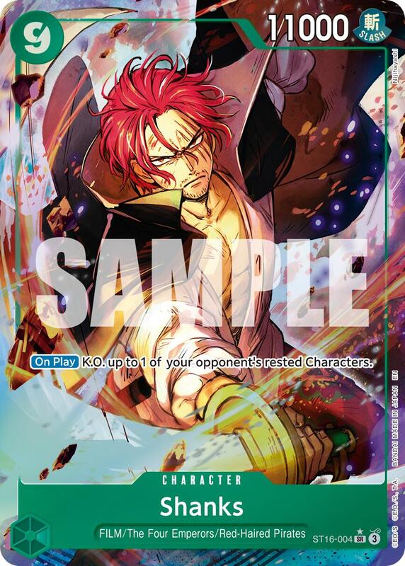 Shanks - ST16-004 (Alternate Art) - Premium Booster -The Best- Vol. 2 ...