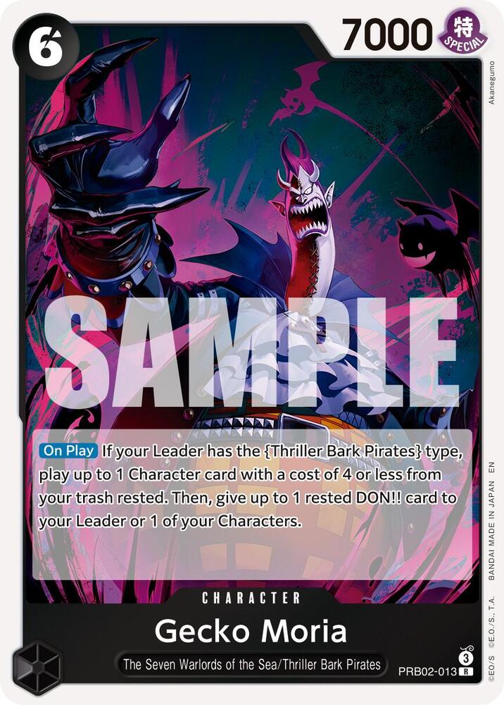 Gecko Moria - Premium Booster -The Best- Vol. 2 - One Piece Card Game ...