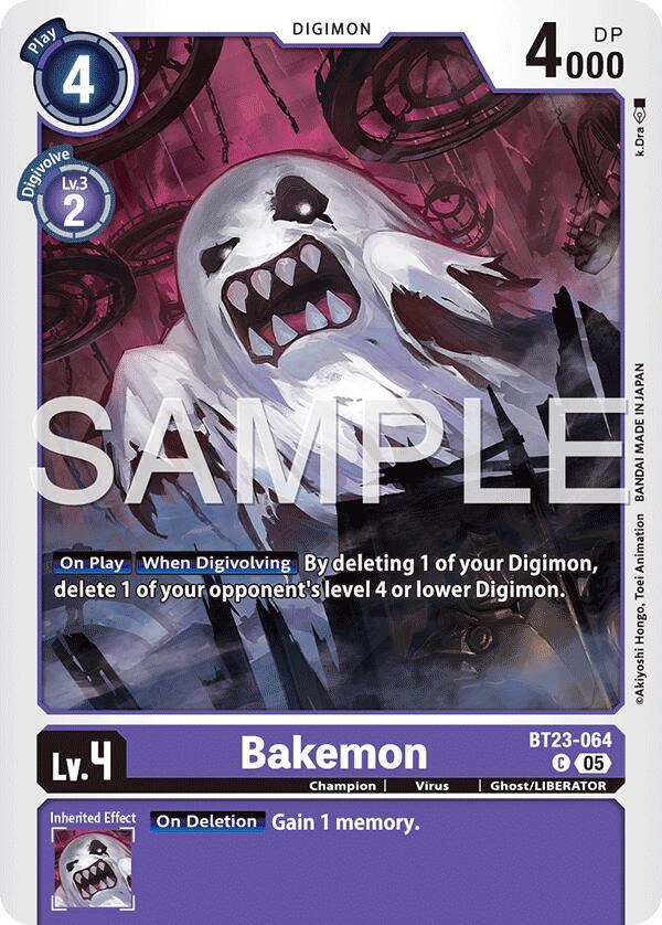Bakemon - Hackers' Slumber - Digimon Card Game - TCGplayer.com