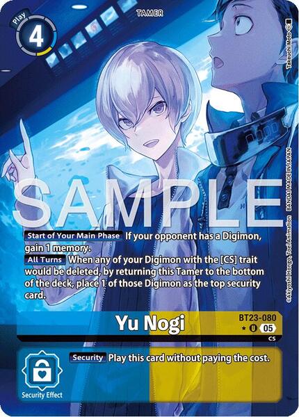 Yu Nogi (Alternate Art) - Hackers' Slumber - Digimon Card Game - TCGplayer.com