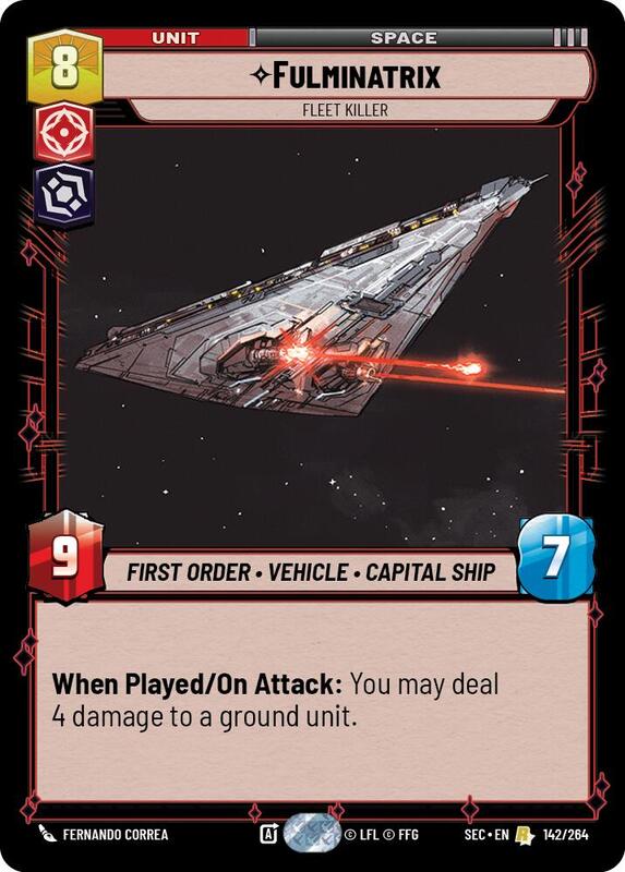 Fulminatrix - Fleet Killer - Secrets of Power - Star Wars: Unlimited - TCGplayer.com
