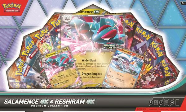 Salamence ex & Reshiram ex Premium Collection - Miscellaneous Cards ...