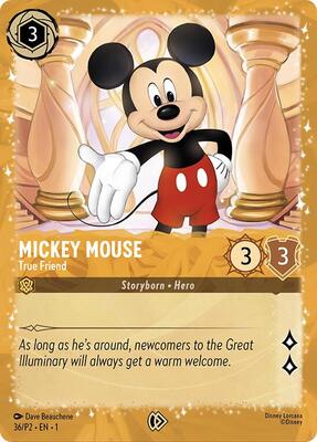 Mickey Mouse - True Friend (Puzzle Promo) - Disney Lorcana Promo Cards ...
