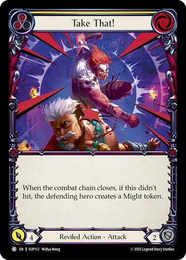 Take That! (Yellow) - Super Slam - Flesh and Blood TCG - TCGplayer.com