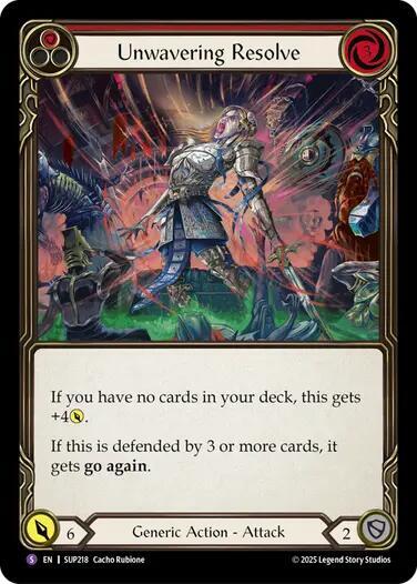 Unwavering Resolve - Super Slam - Flesh and Blood TCG - TCGplayer.com