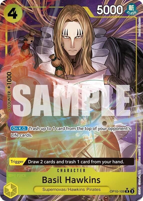 Basil Hawkins - OP10-109 (Alternate Art) - Premium Booster -The Best ...