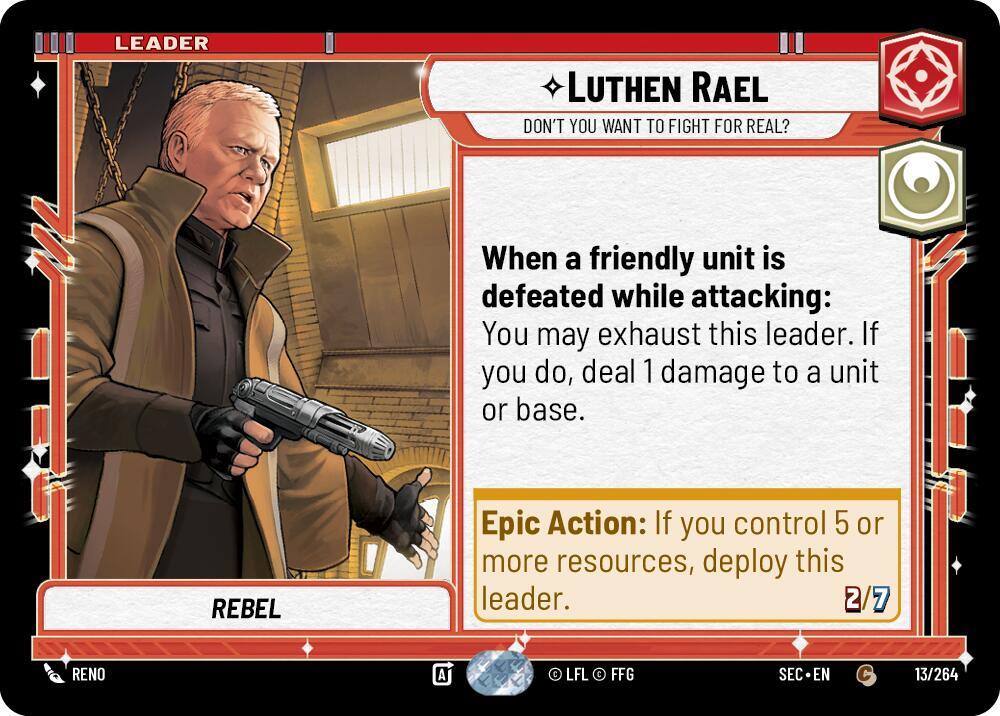 Luthen Rael - Don't You Want To Fight For Real? - Secrets of Power - Star Wars: Unlimited ...