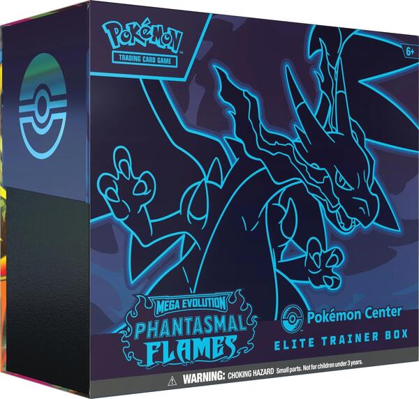 Phantasmal Flames Pokemon Center Elite Trainer Box (Exclusive) - ME02: Phantasmal Flames ...