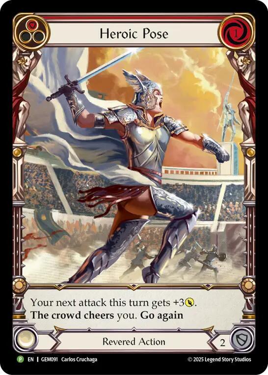 Heroic Pose - GEM Pack 3 - Flesh and Blood TCG - TCGplayer.com