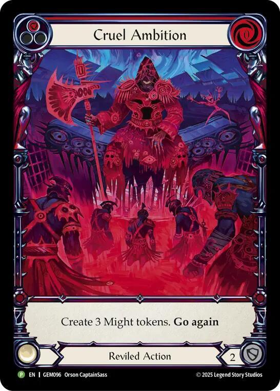 Cruel Ambition - GEM Pack 3 - Flesh and Blood TCG - TCGplayer.com