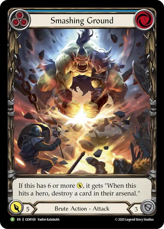 Smashing Ground - GEM Pack 3 - Flesh and Blood TCG - TCGplayer.com
