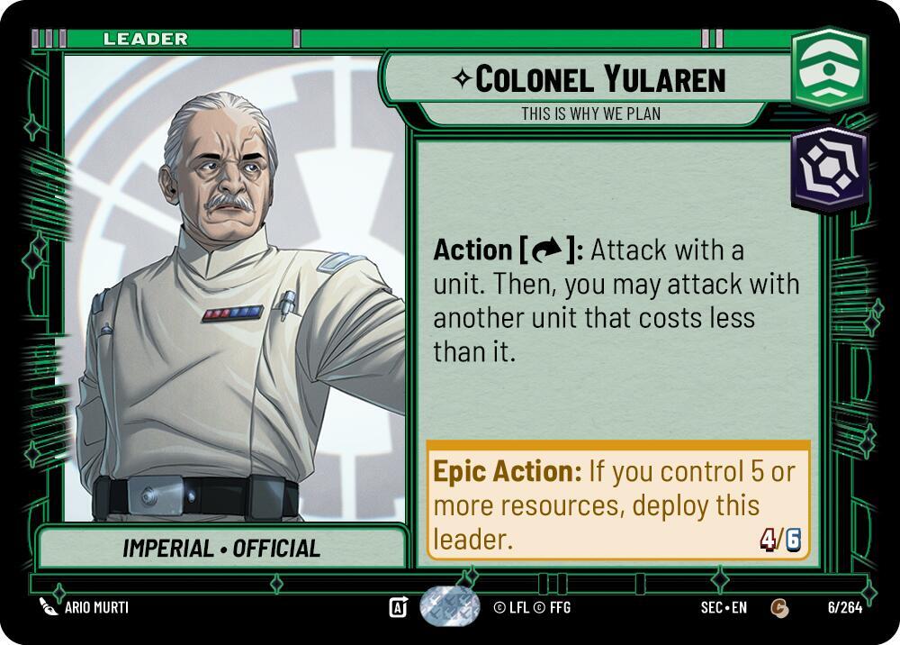 Colonel Yularen - This is Why We Plan - Secrets of Power - Star Wars ...