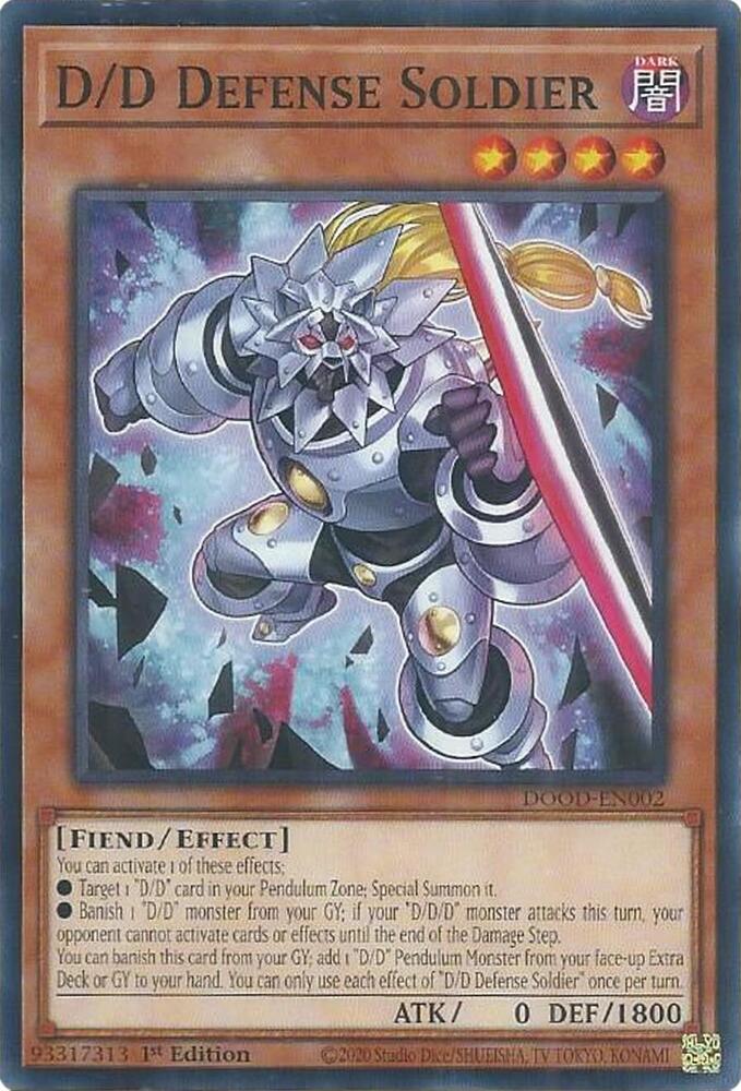 D/D Defense Soldier - Doom of Dimensions - YuGiOh - TCGplayer.com