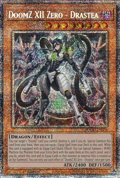 DoomZ XII Zero - Drastea (Starlight Rare) - Doom of Dimensions - YuGiOh ...