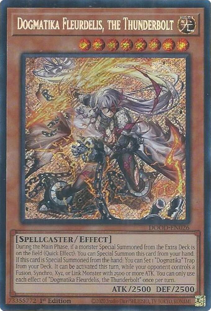 Dogmatika Fleurdelis, the Thunderbolt - Doom of Dimensions - YuGiOh ...