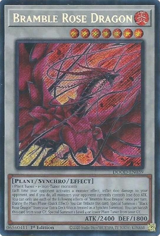 Bramble Rose Dragon - Doom of Dimensions - YuGiOh - TCGplayer.com