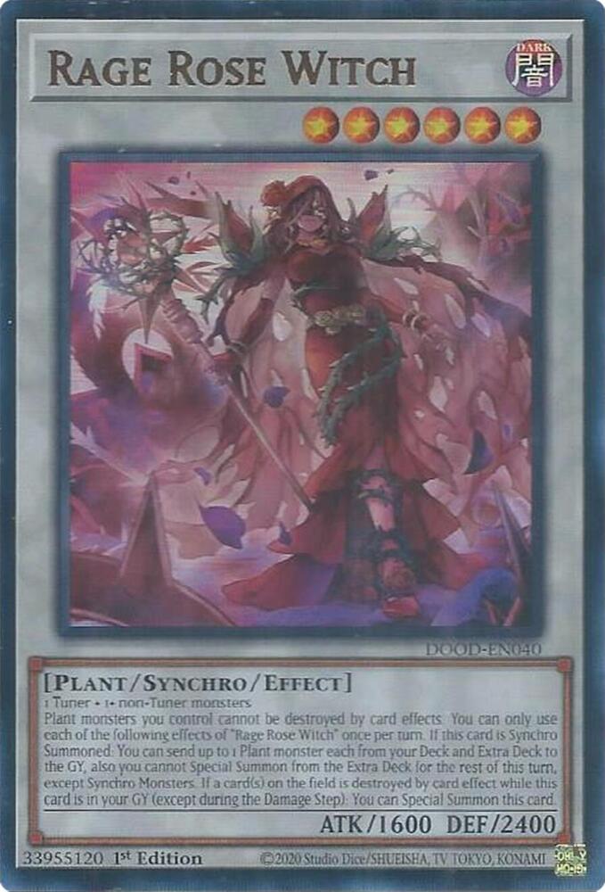 Rage Rose Witch - Doom of Dimensions - YuGiOh - TCGplayer.com