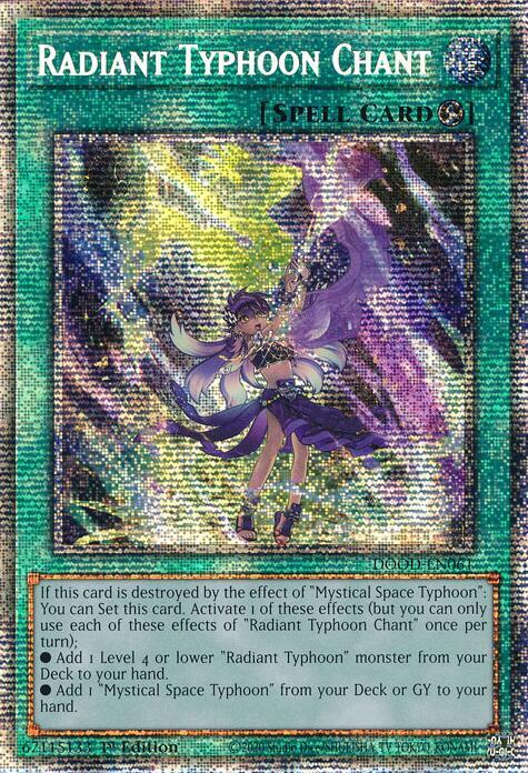 Radiant Typhoon Chant (Starlight Rare) - Doom of Dimensions - YuGiOh ...