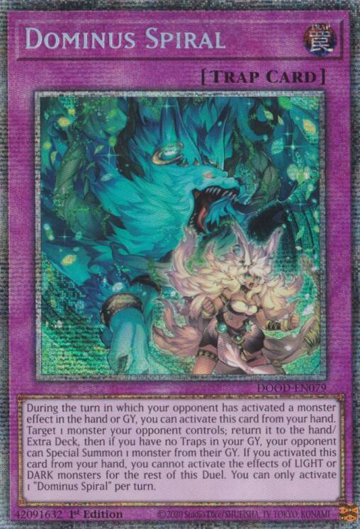 Dominus Spiral (Starlight Rare) - Doom of Dimensions - YuGiOh ...