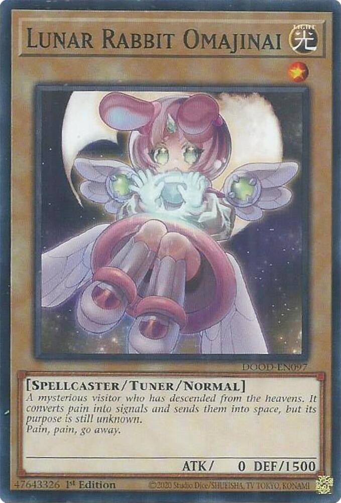 Lunar Rabbit Omajinai - Doom of Dimensions - YuGiOh - TCGplayer.com