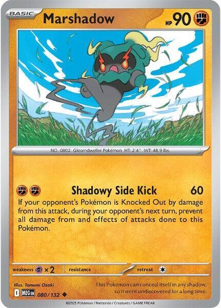Marshadow - 080/132 - ME01: Mega Evolution - Pokemon - TCGplayer.com